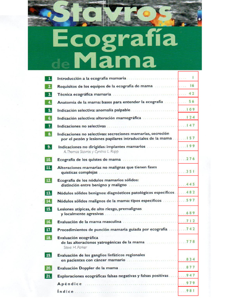 Stavros - Ecografia de Mama | PDF