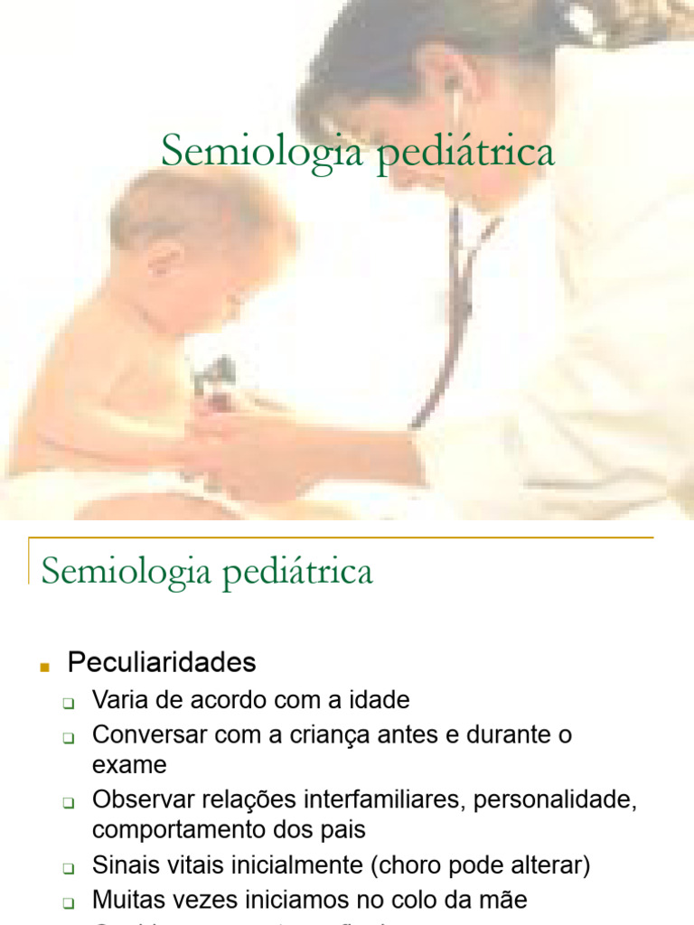 Semiologia Pediatrica | PDF