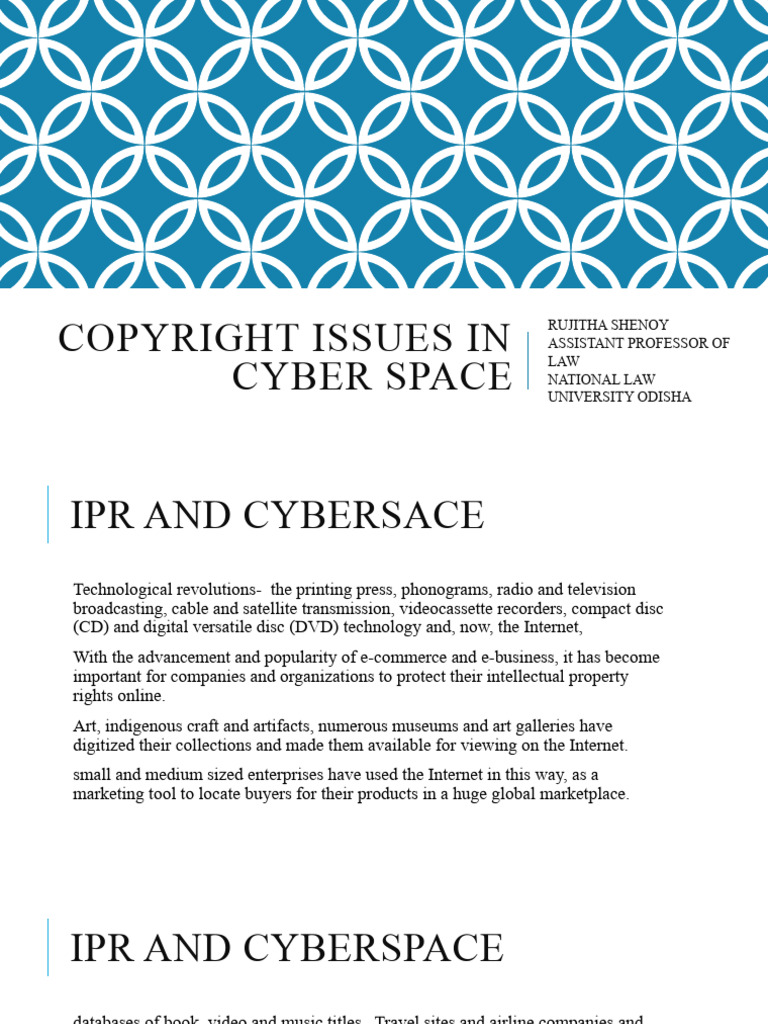 Ipr Cyberspace | PDF | Trademark | Copyright Infringement