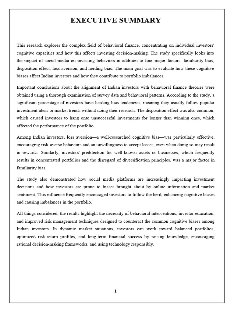 Devansh Gupta - Finance | PDF | Behavioral Economics | Efficient Market Hypothesis