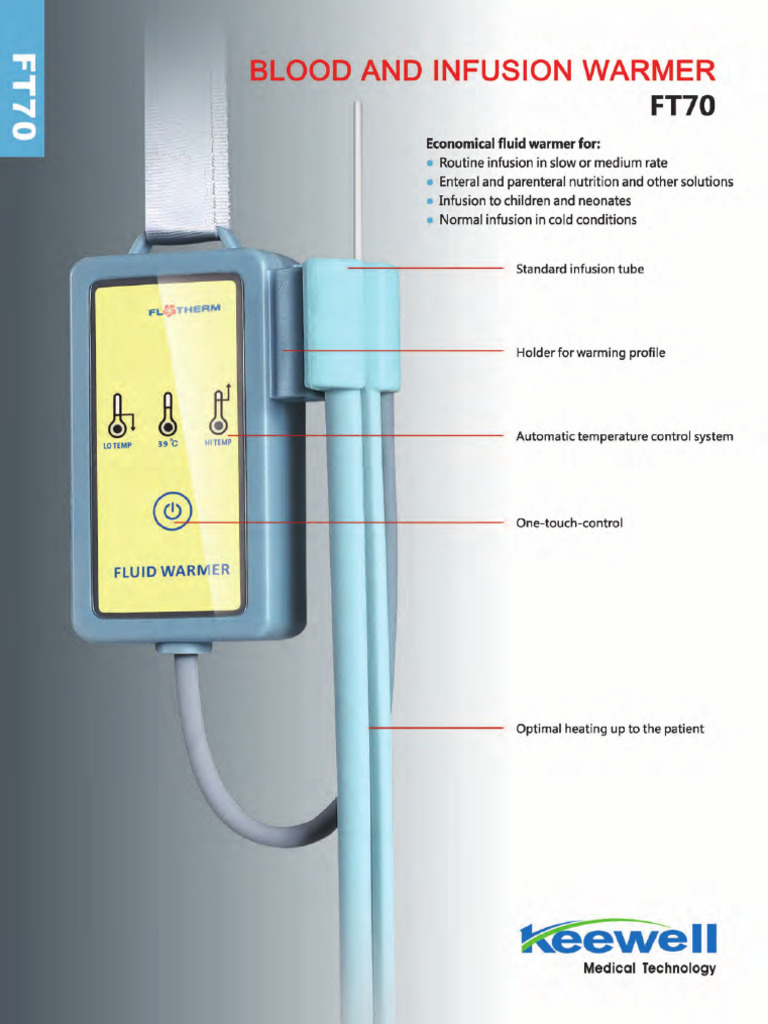 Blood and Infusion Warmer FT70 | PDF