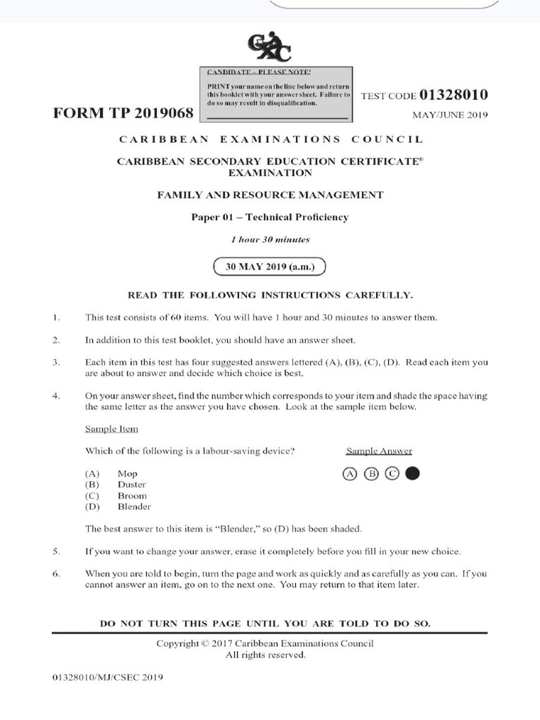 FRM 2019 Paper 1 | PDF