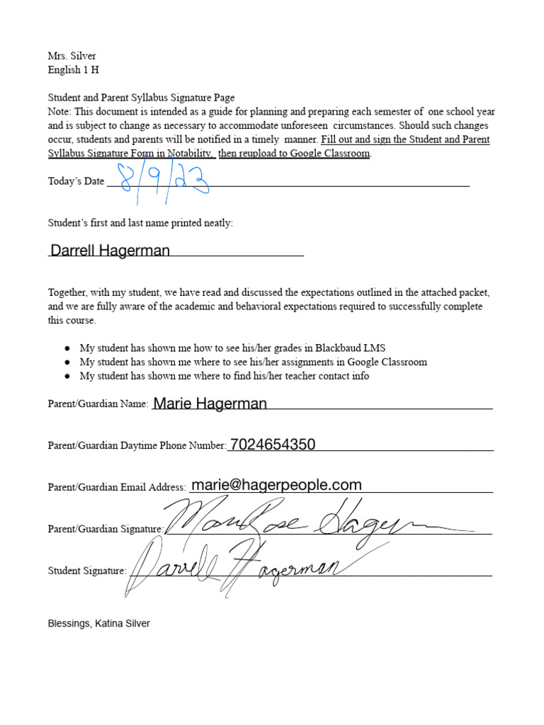 Silver Syllabus 2023-2024 College Prep 1 | PDF | Career & Growth | Social Science