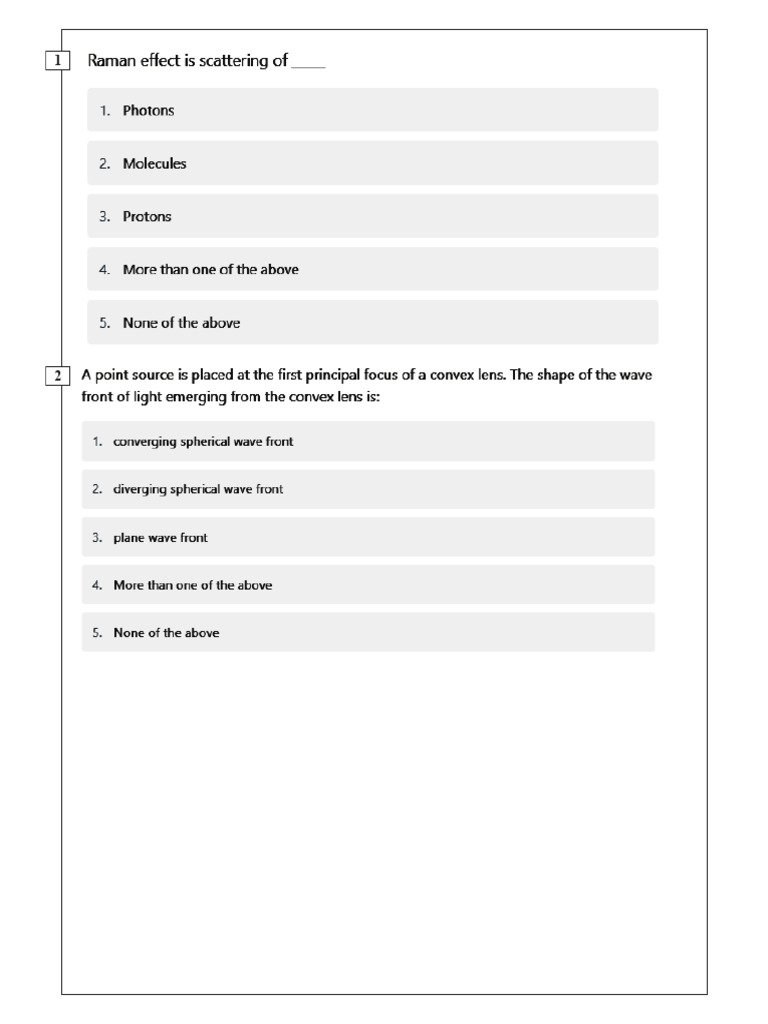 Revision Lecture 3 (L.O 7,8,9) | PDF | Diffraction | Waves