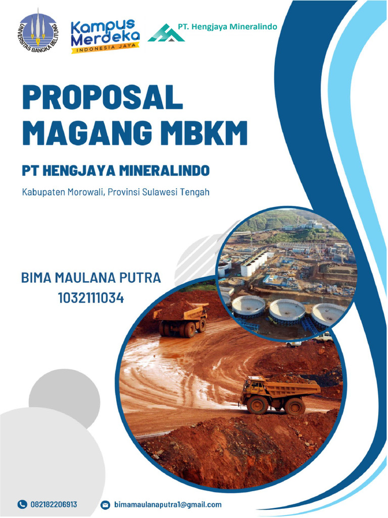Proposal MBKM PT Hengjaya Mineralindo Bima Maulana Putra Ubb | PDF | Bisnis