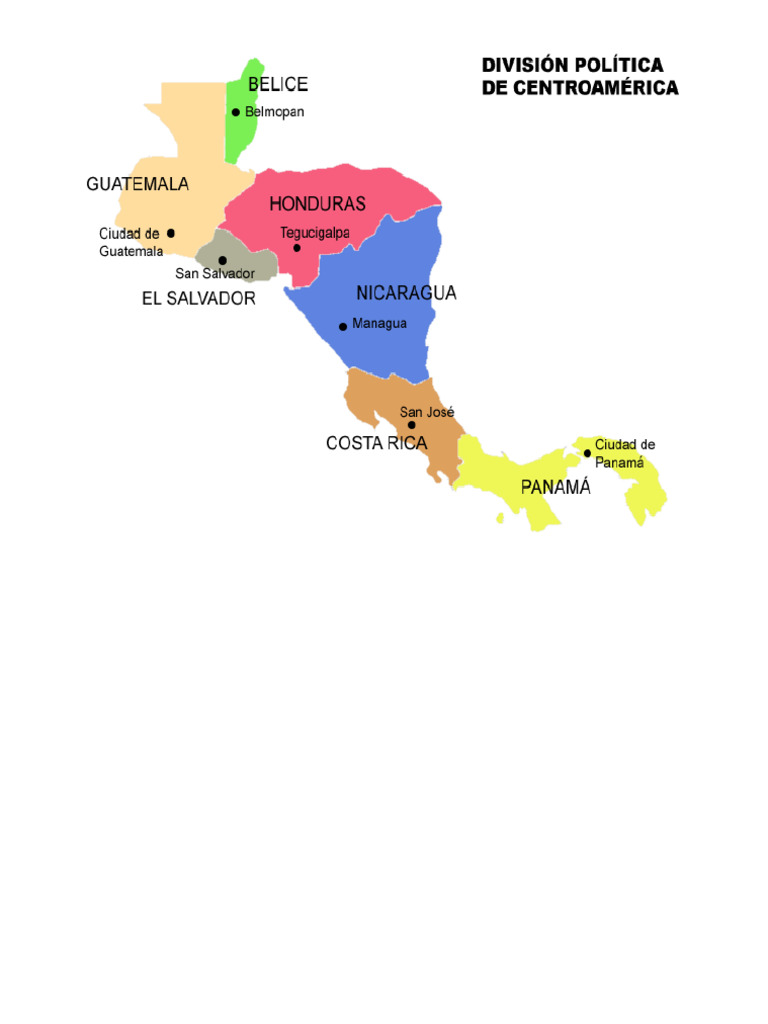 Mapa de Centroamerica | PDF