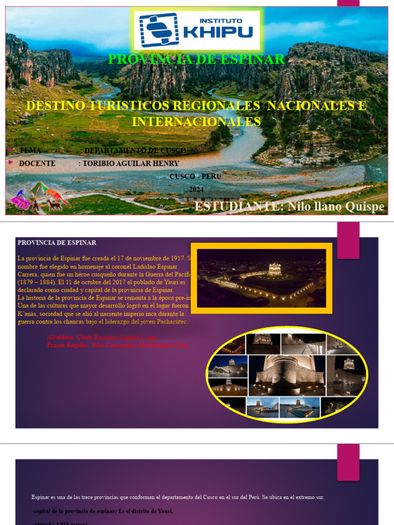 Espinar Cusco Perú | PDF | Perú