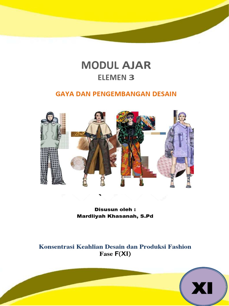 MODUL AJAR_BUSANA FASE F | PDF