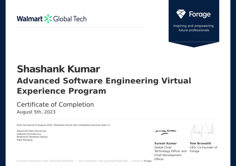 Advance Software (Forage) | PDF