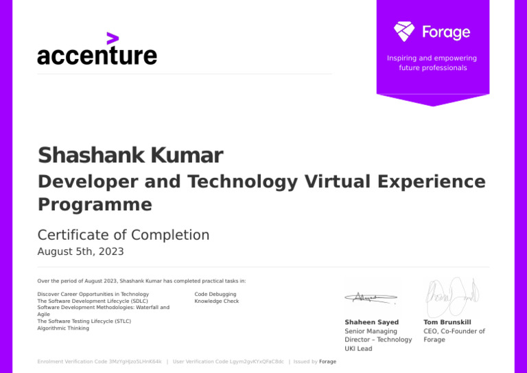 Accenture (Forage) | PDF