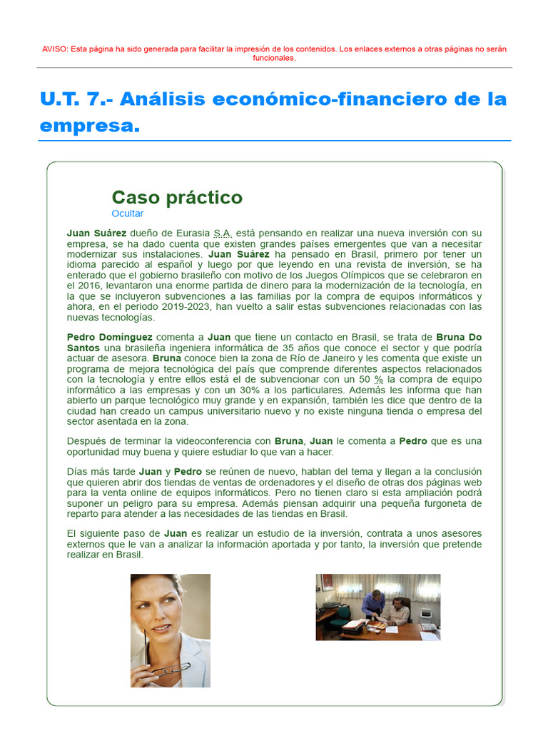 Tema 7 Gefe | PDF | Tasa interna de retorno | Capital de trabajo