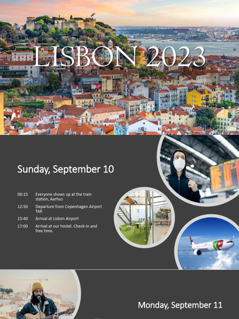 LISBON - Study Trip 2023 - Version100823 | PDF | Lisbon