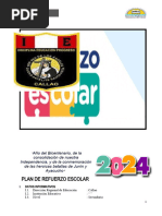 Modelo Plan de Refuerzo Escolar 2025 | PDF | Evaluación | Educación primaria