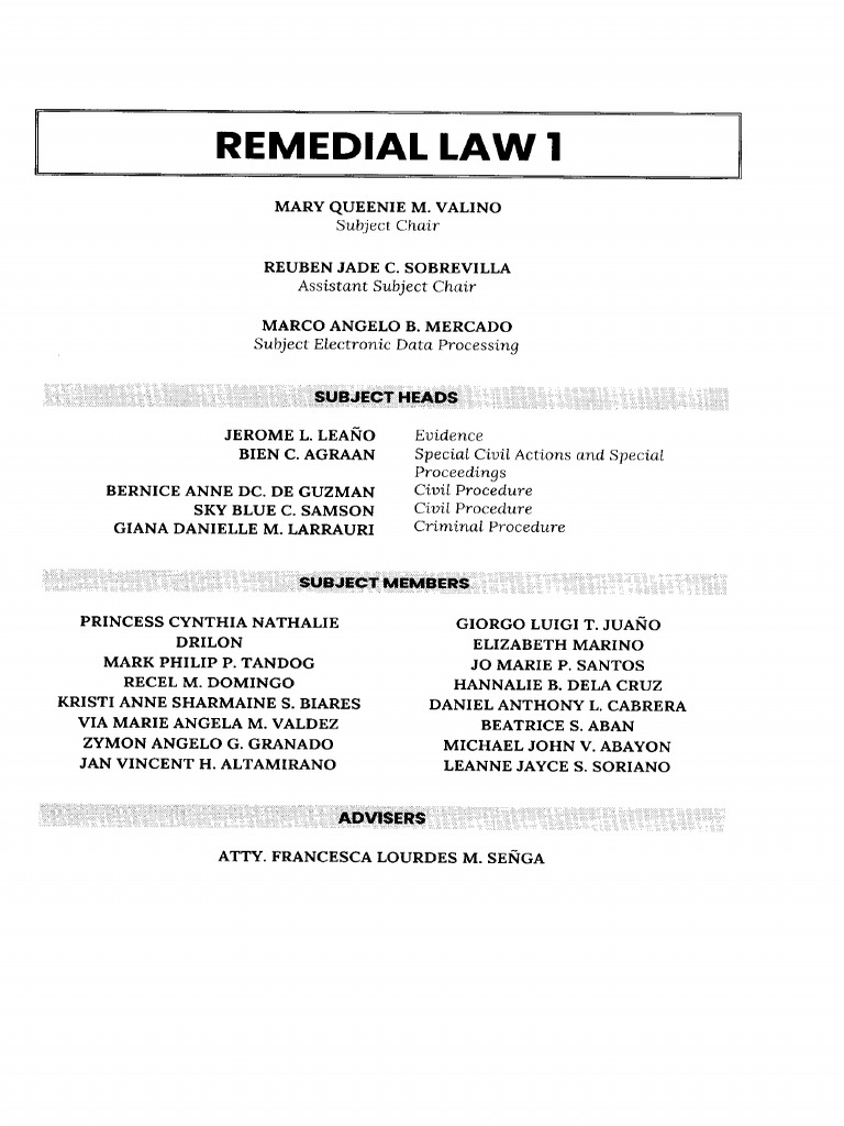 2022 San Beda Red Book - Remedial Law | PDF | Appeal | Judgment (Law)