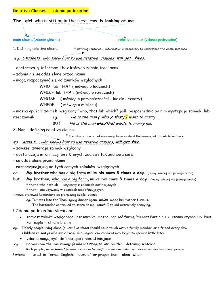 relative clauses.word | PDF