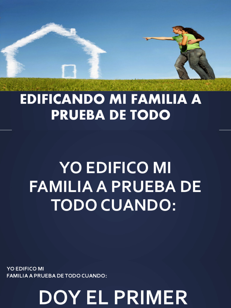 Edificando Mi Familia A Prueba de Todo | PDF