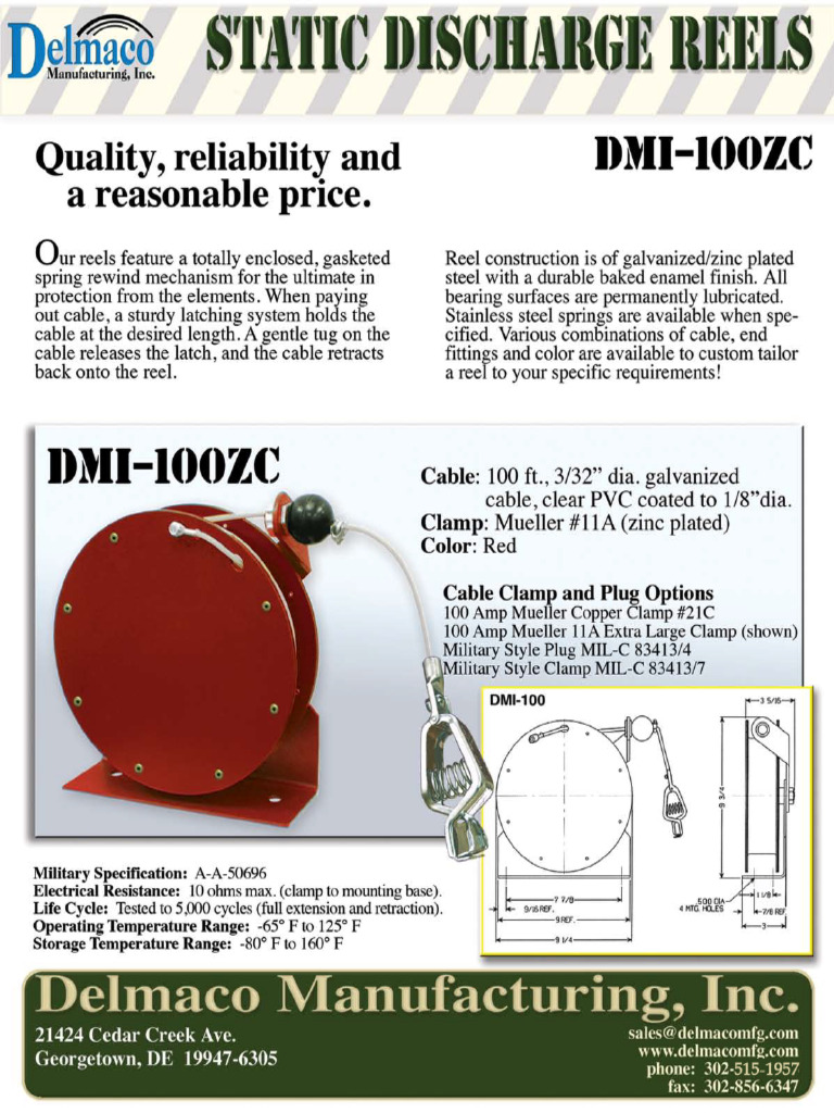 DMI 100zc Info Sheet-New-Number | PDF