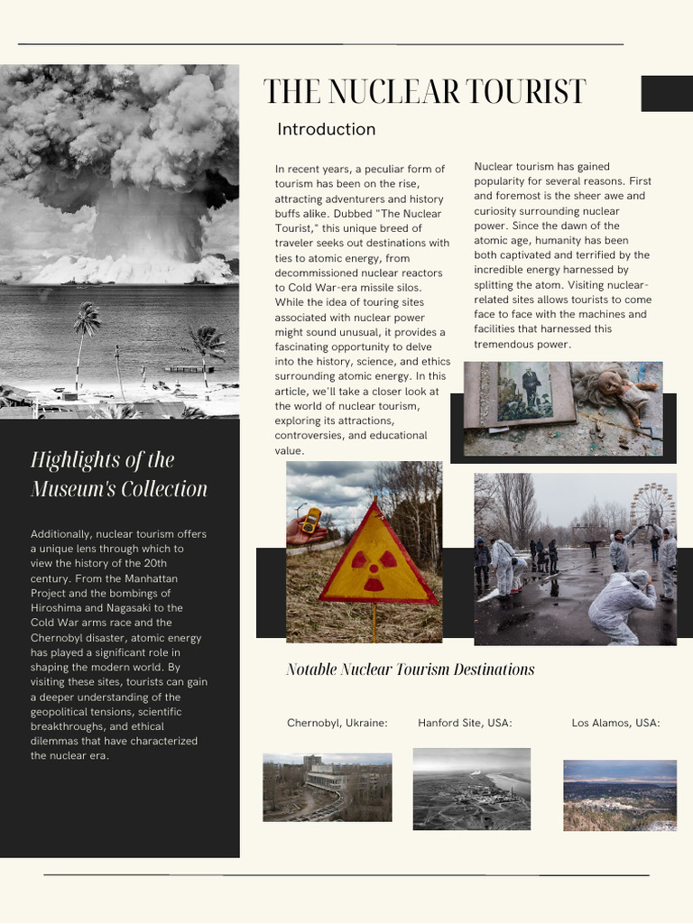 The Nuclear Tourist | PDF | Nuclear Power | Tourism