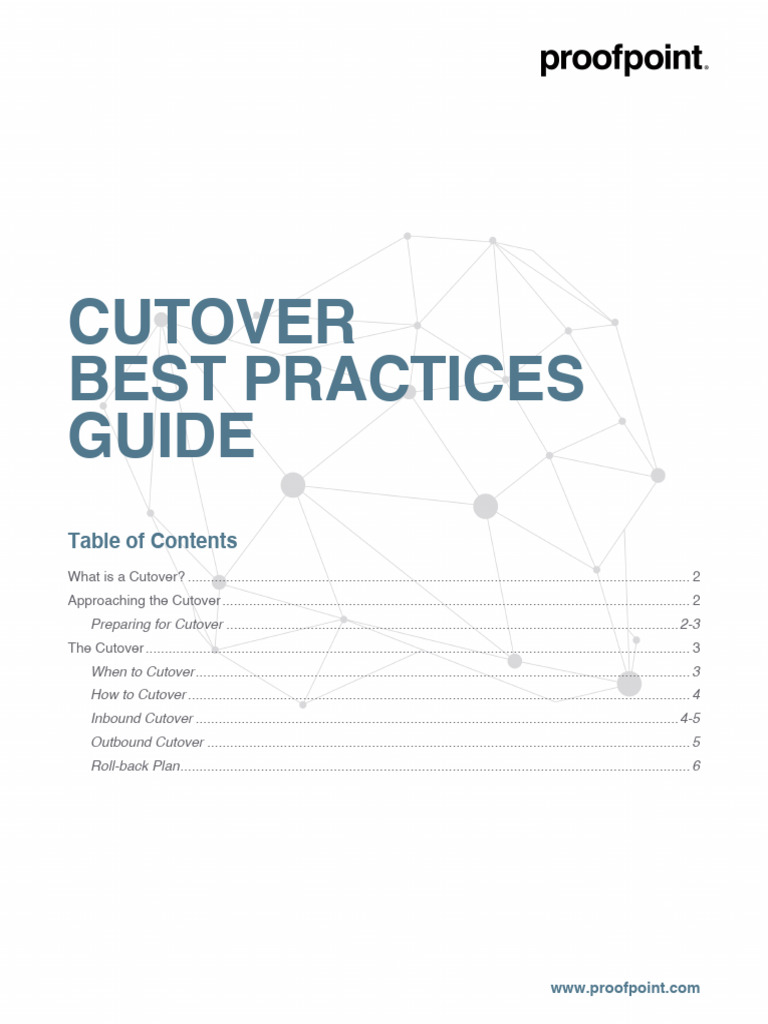 Cutover Best Practices - V1e | PDF | Domain Name System | Information Technology