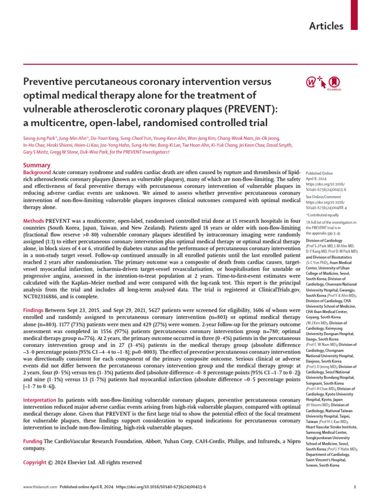 Prevent Pdf Atheroma Myocardial Infarction