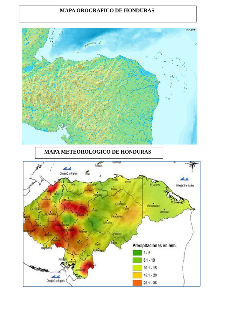 Tipos de Mapas de Honduras | PDF | Ciencia y matemáticas | Tecnología