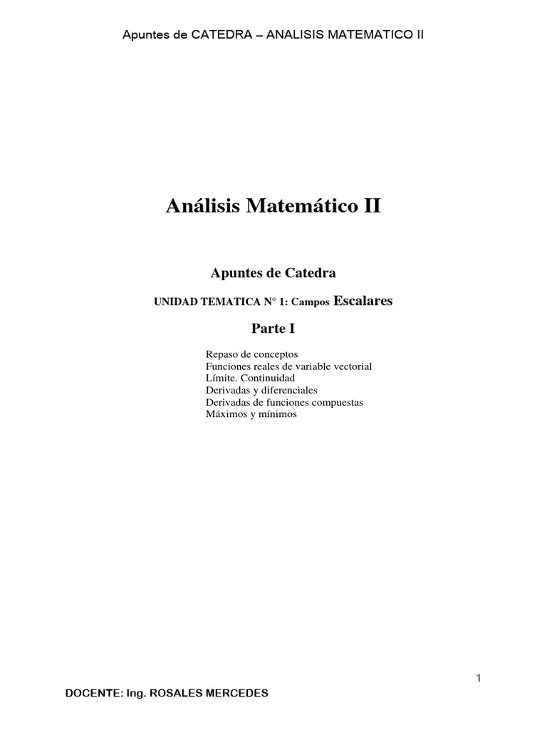 Unidad 1 - Apuntes de Catedra - Campos Escalares | PDF | Números ... Unidad 1 - Apuntes de Catedra - Campos Escalares | PDF | Números ...