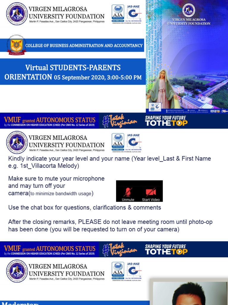 Students Parents Orientation - Initial | PDF