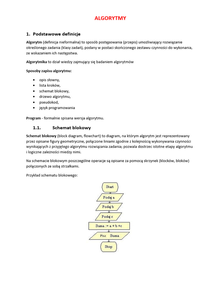 Algorytmy Pdf