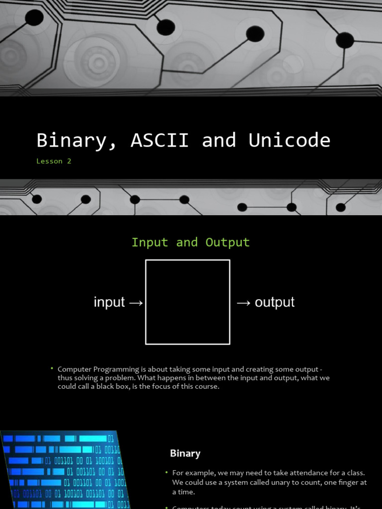 Lesson 2 - Binary | PDF | Rgb Color Model | Bit