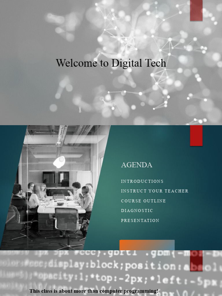 Welcome to Digital Tech | PDF