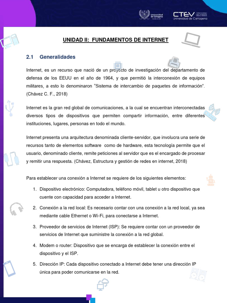 Informatica Lectura Unidad Ii | PDF | Red de computadoras | Internet