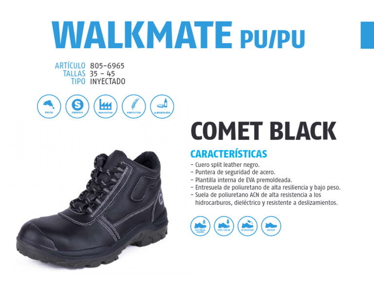 Comet Black - Bata Industrial | PDF