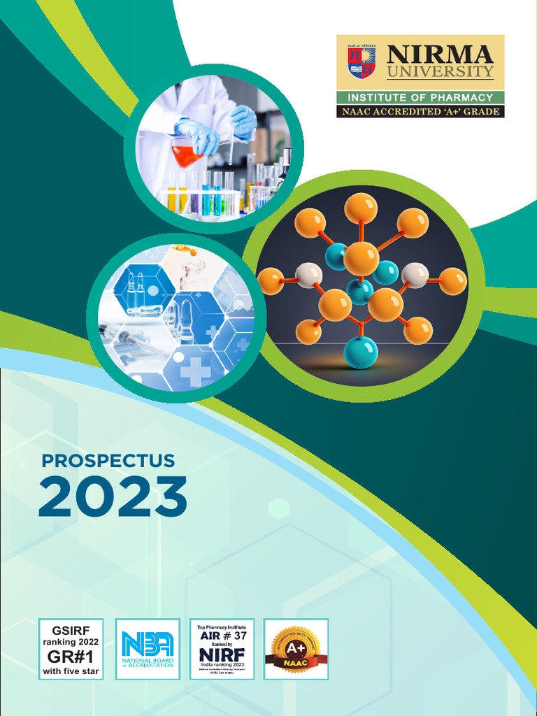 Prospectus 2023 | PDF | Pharmacology | Medicinal Chemistry