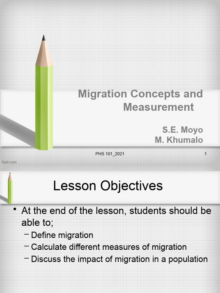 Understanding Migration Concepts and Measures | PDF | Human Migration | Immigration