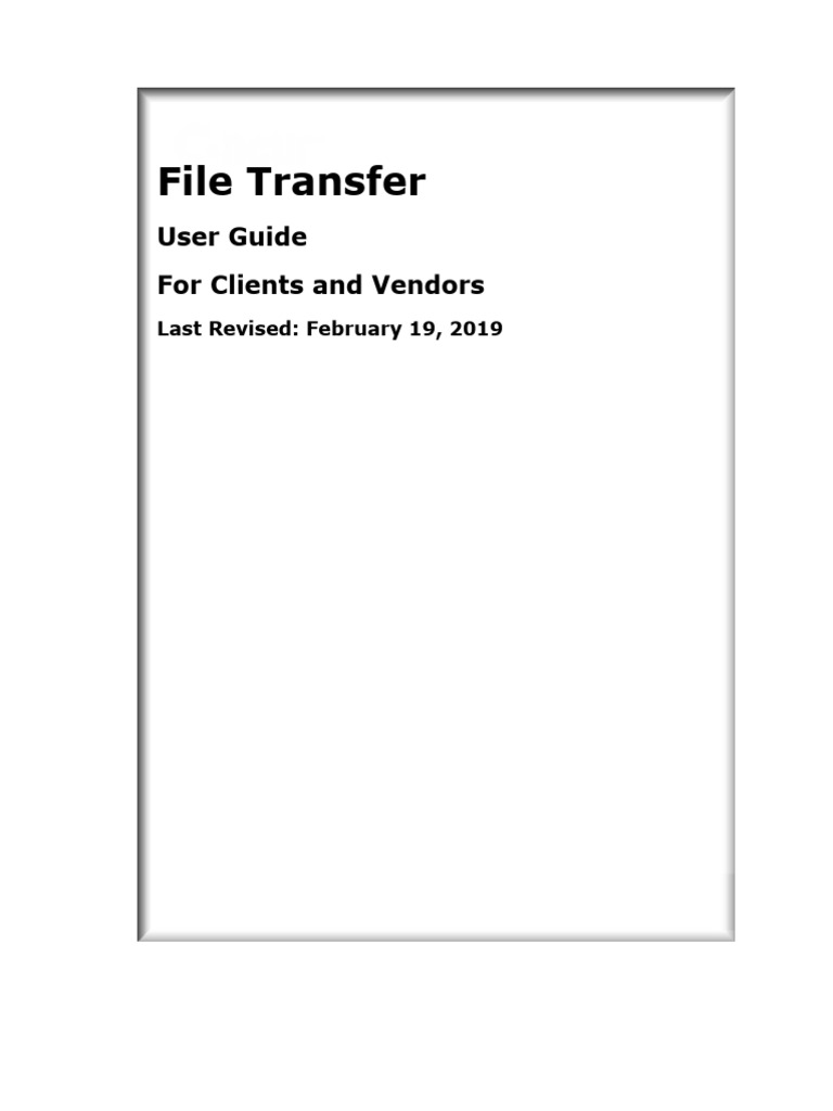 Concur File Transfer Guide | PDF | File Transfer Protocol | Transport Layer Security