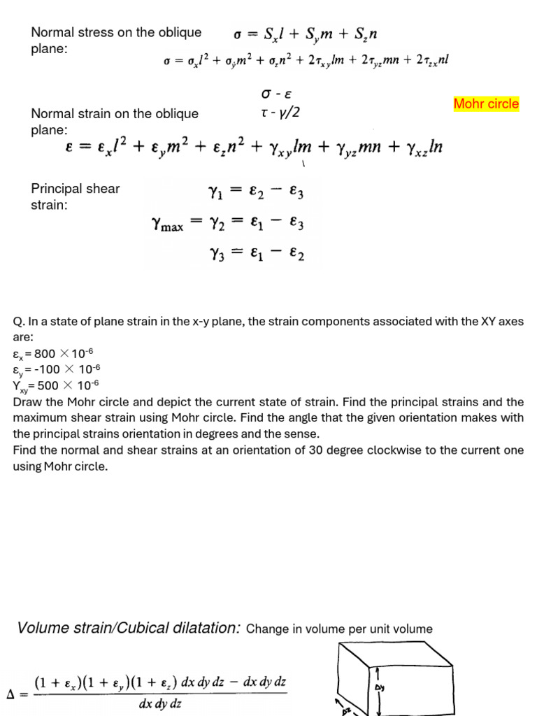 Hydrostatic and Deviatoric Stress | PDF