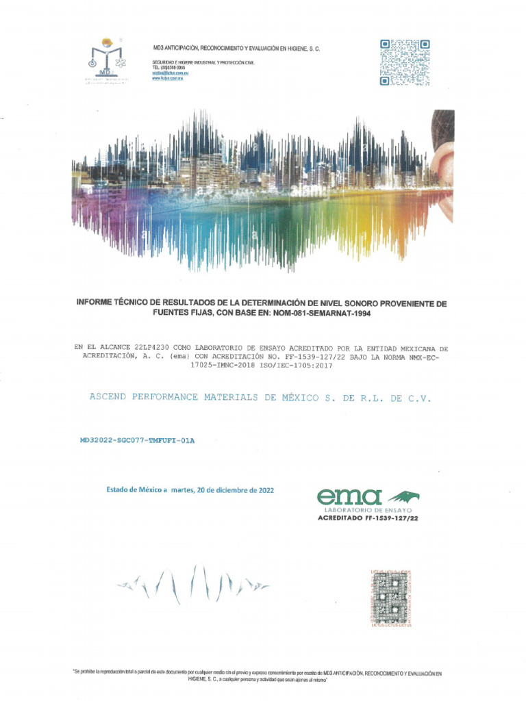 Nom-081 Semarnat - Ruido Perimetral | PDF