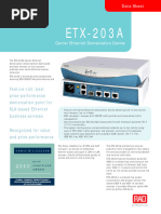 ETX-203AX-T Carrier Ethernet Data Sheet | PDF | Computer Network | Lte ...