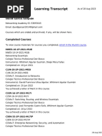Cisco Data Analytics Essentials Certificate | PDF