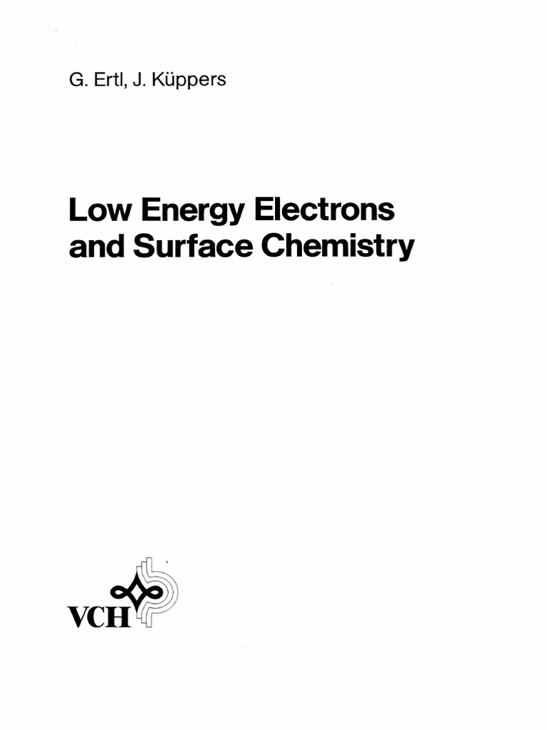 Low_energy_electrons_and_surface_chemist | PDF | X Ray Photoelectron ...