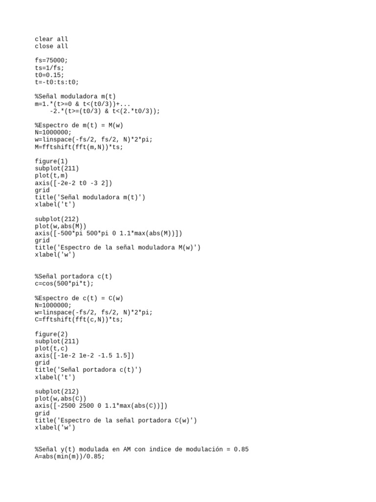 Modulación Lineal 3 | PDF