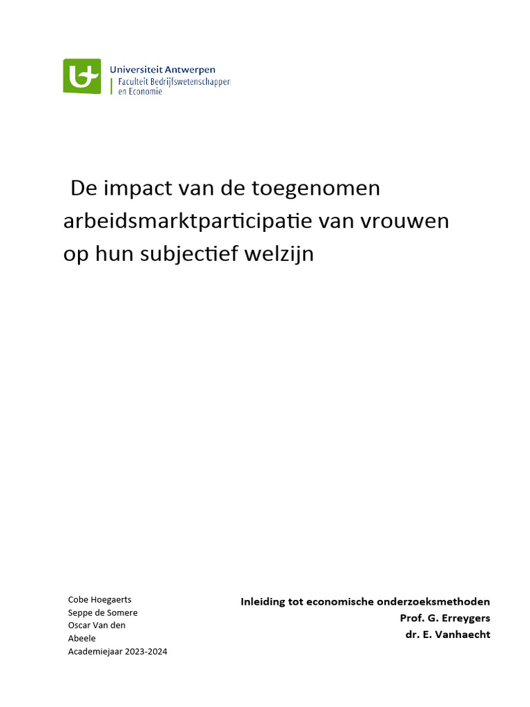 Tussentijdse Versie Bachelorproef | PDF