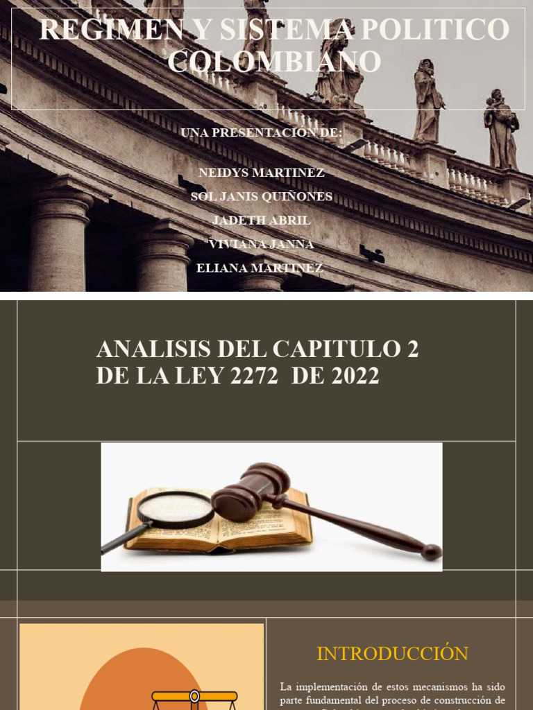 Ley 2272 Del 2022. | PDF | Estado (política) | Gobierno