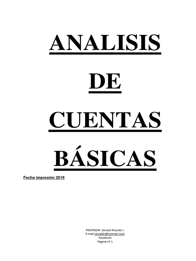 análisis de cuentas090603 | PDF | Impuesto al valor agregado | Bancos