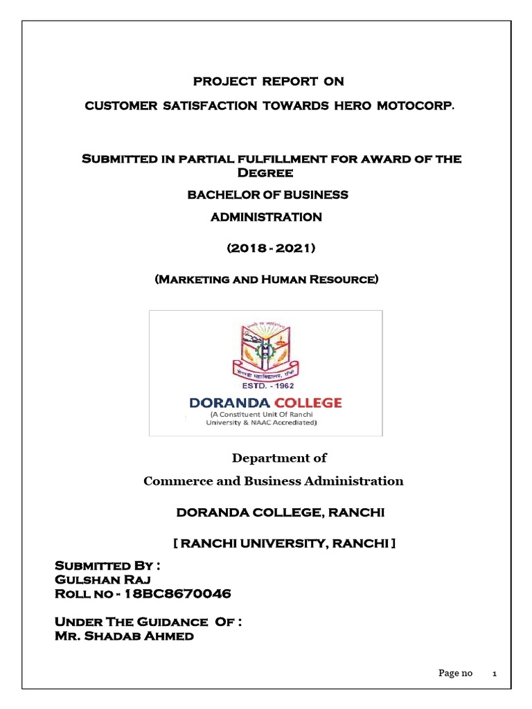 Gulshan Raj, Roll 18bc8670046 | PDF | Motorcycle | Business