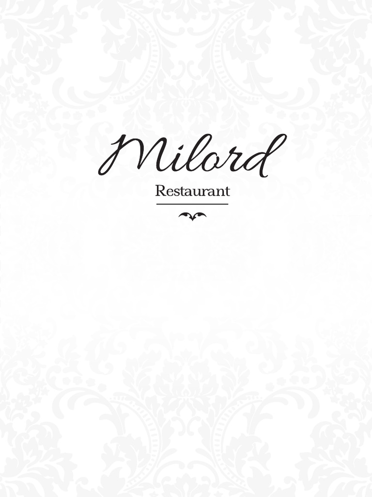 Carta Menu Milord | PDF