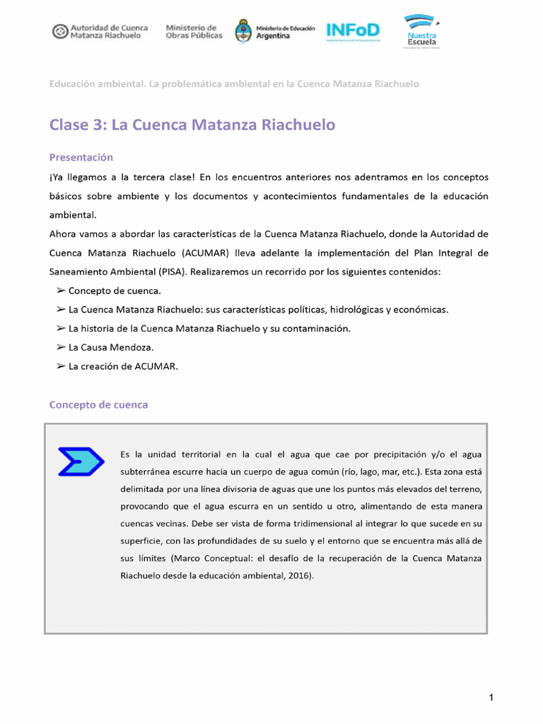 181 Acumar Clase3 | PDF