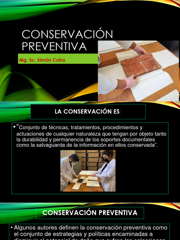 Estrategias de Conservación Documental | PDF | Contaminación | Hongo
