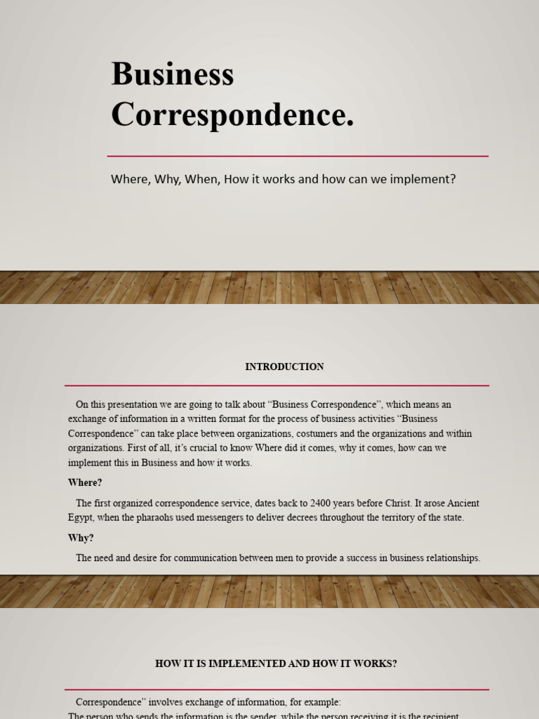 Business Correspondence | PDF | Business | Communication
