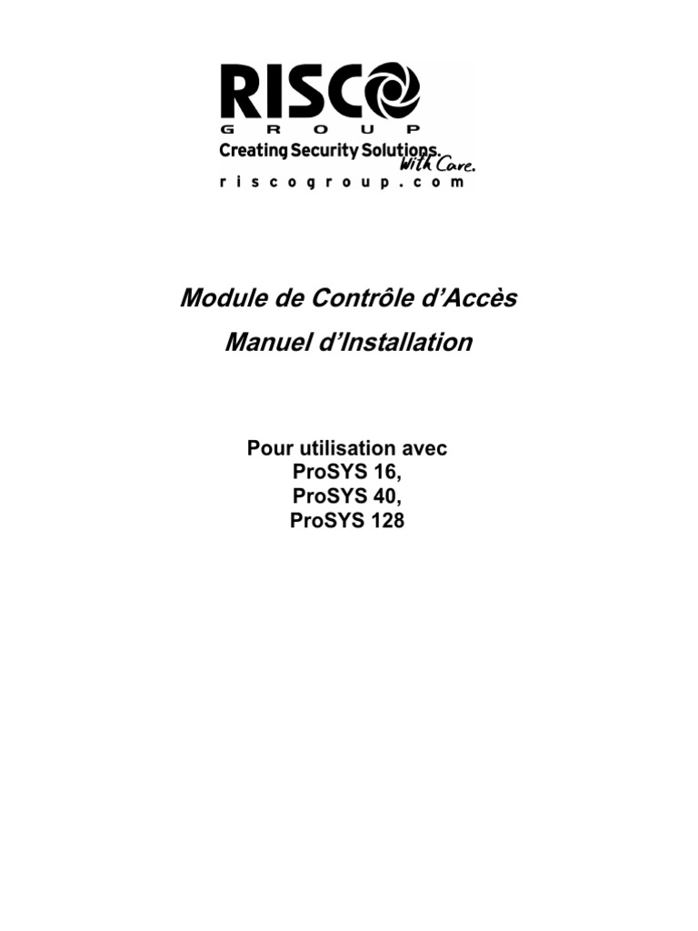 Prosys CA Inst FR | PDF